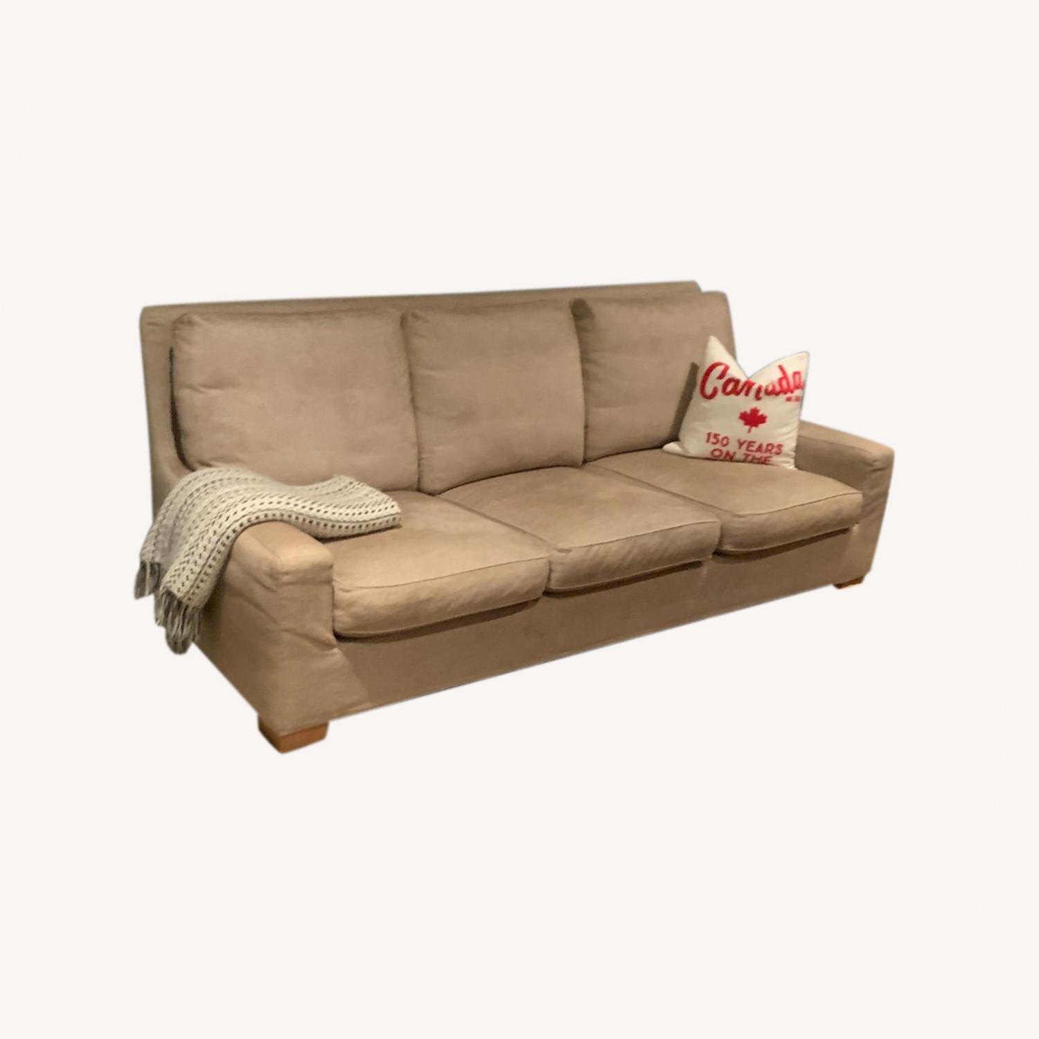Flexform Vintage Italian Beige Sofa - AptDeco