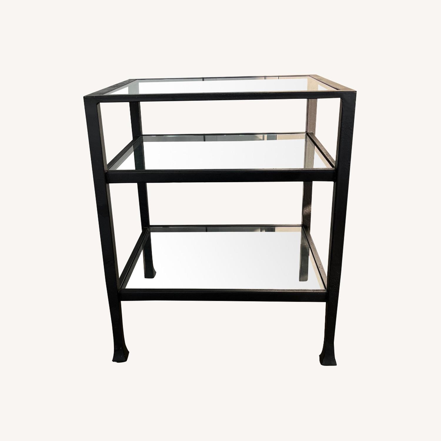 Pair of Pottery Barn Tanner Square Bunching Tables - AptDeco