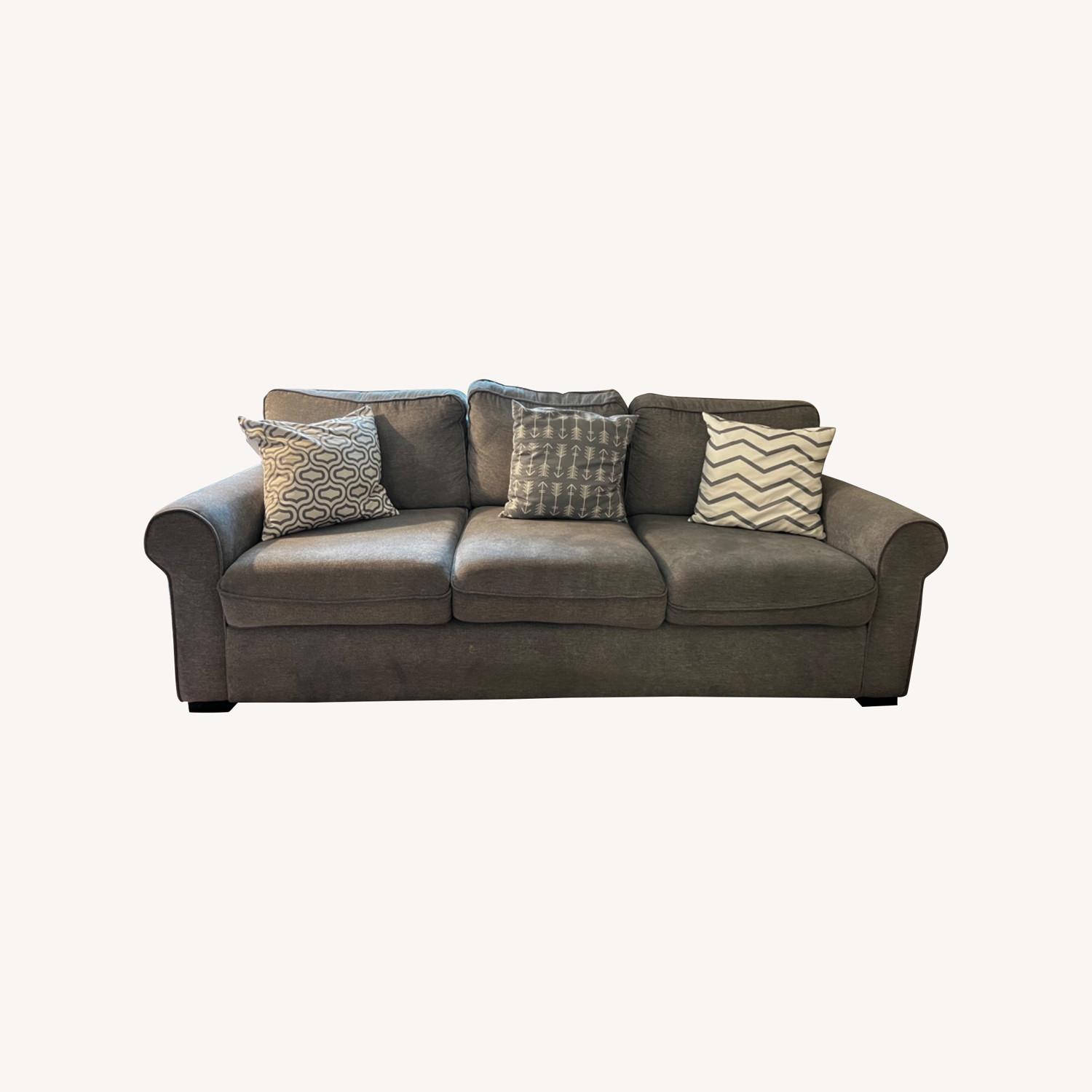 Ladlow 90 Fabric Roll Arm Sofa - AptDeco