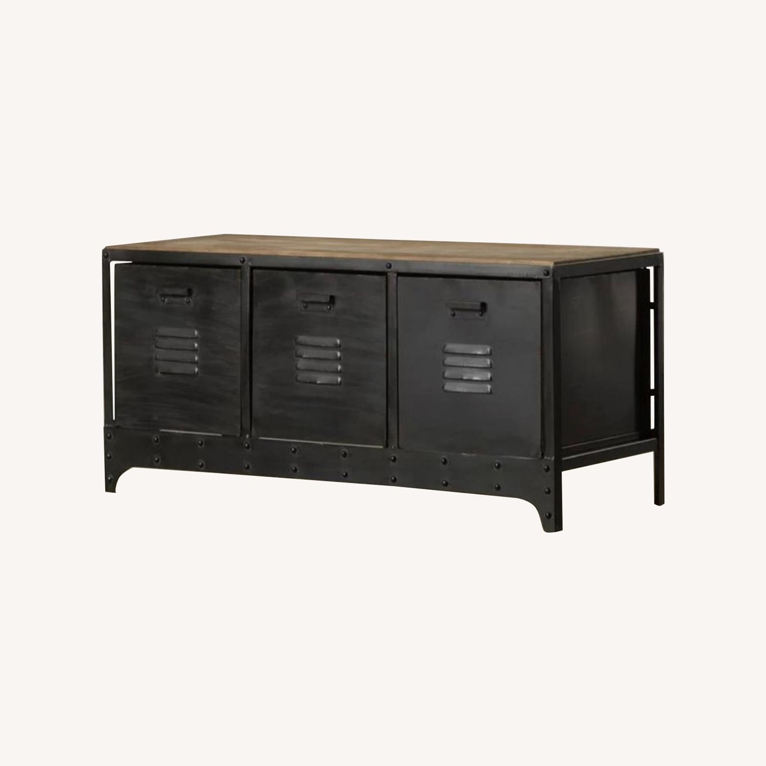 Storage/Tv Metal Unit - AptDeco