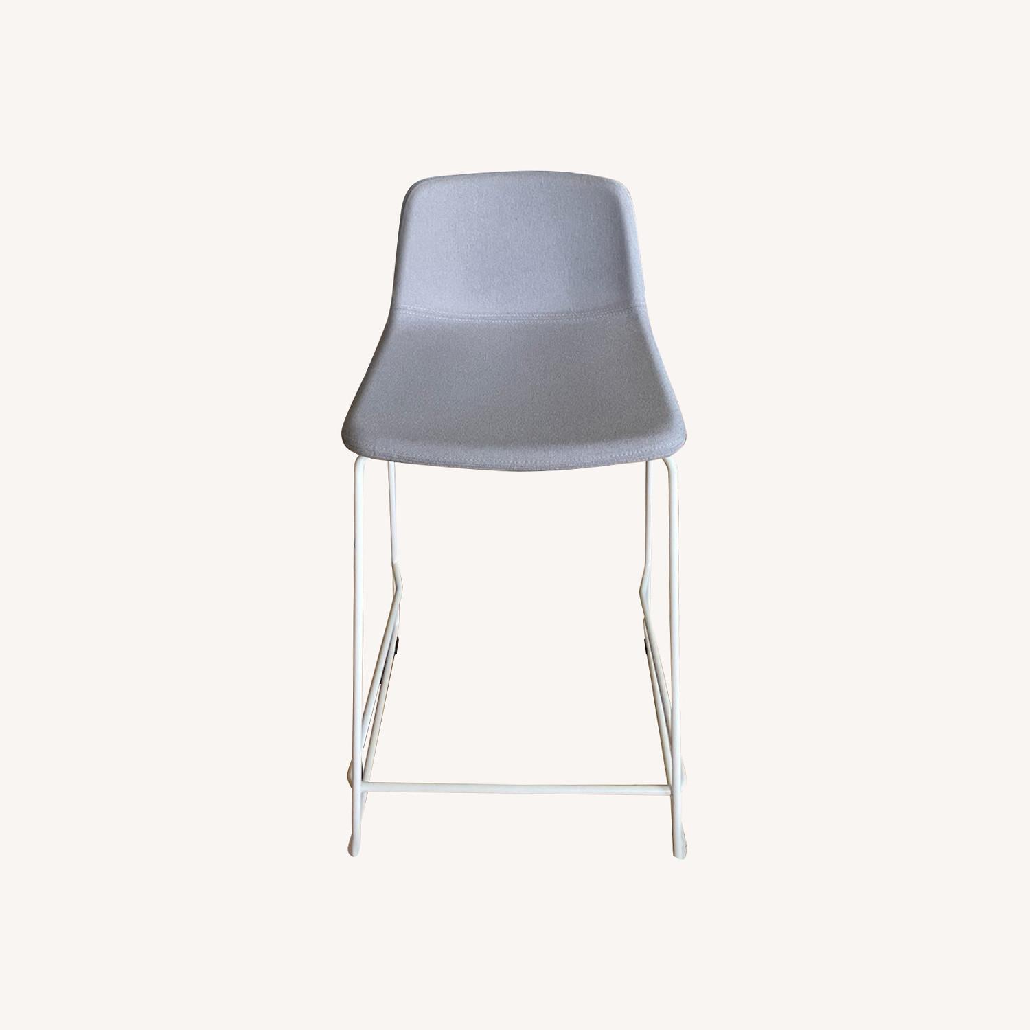 Four Grey Narbutas Stools - AptDeco