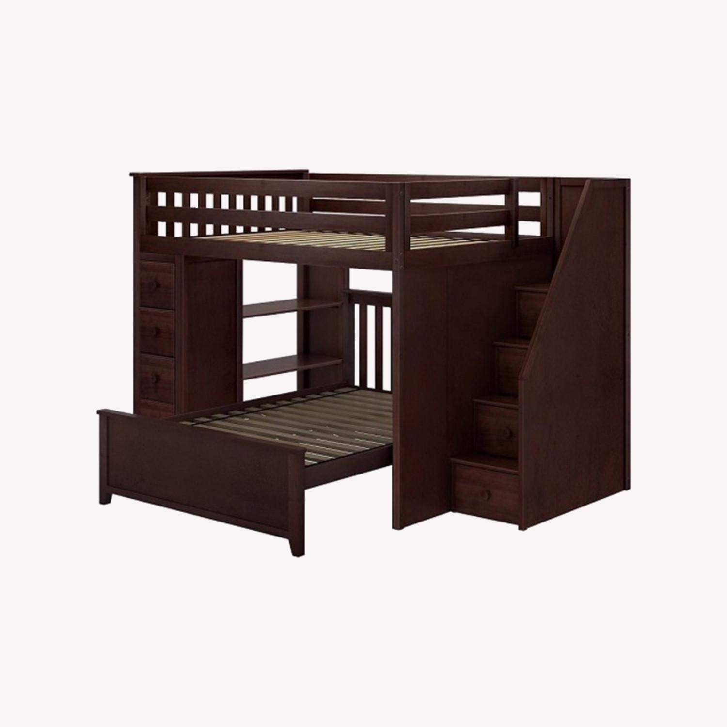 Twin Over Full Bunk Beds with Storage - AptDeco