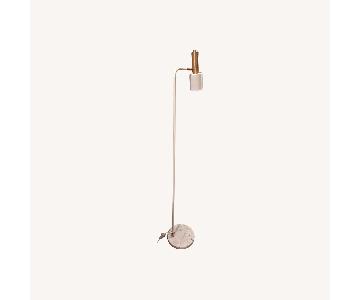 White Metal Mercer 41 Floor Lamp - AptDeco