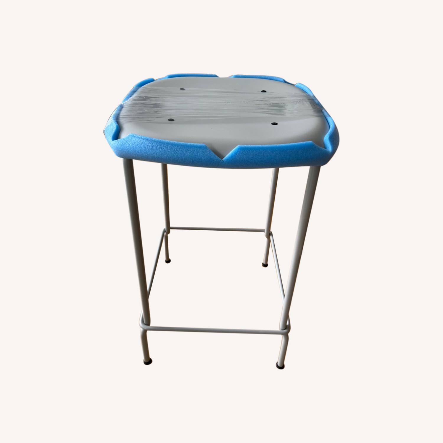Hay Light Grey Stools - AptDeco