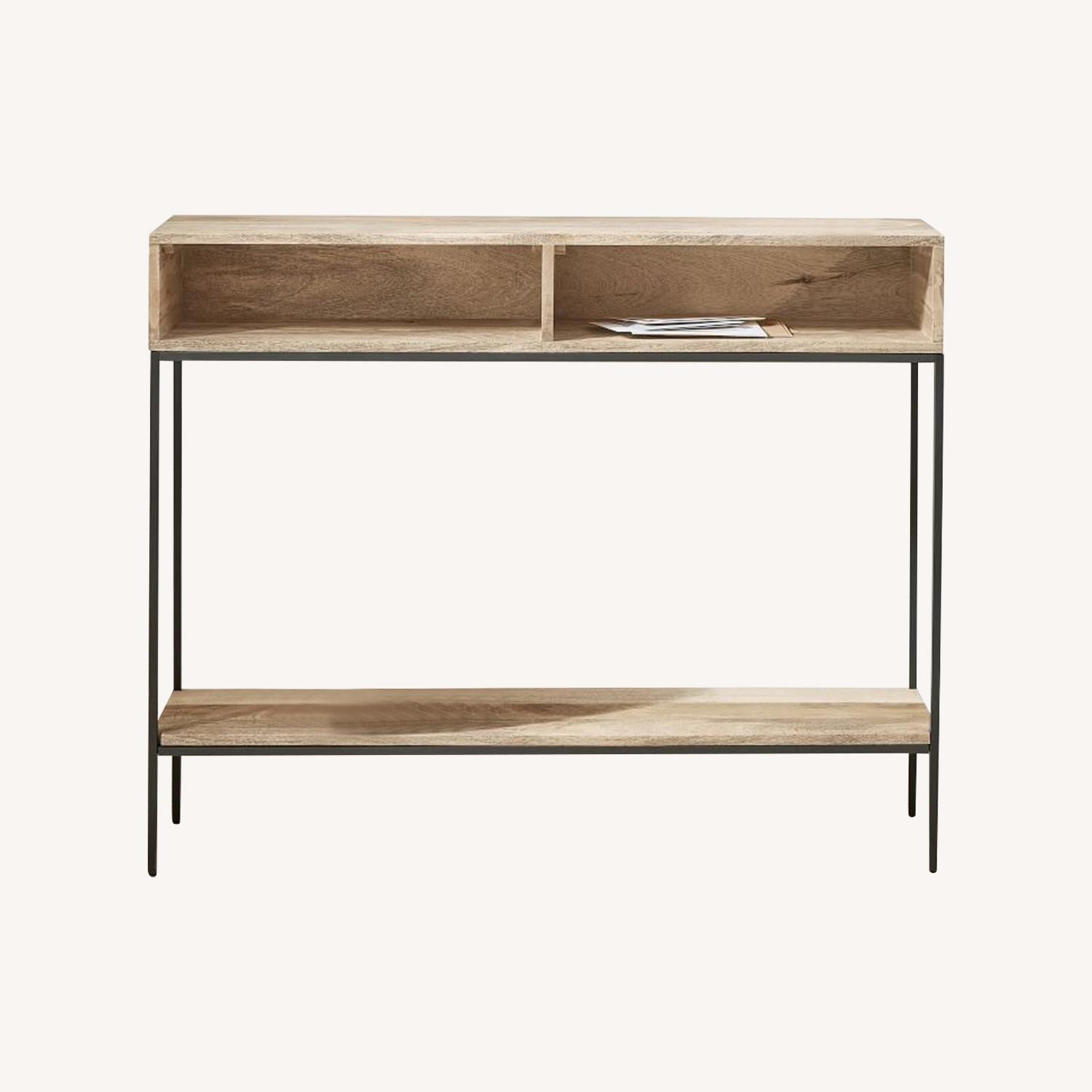 West Elm Storage Console, Raw Mango (42") - AptDeco