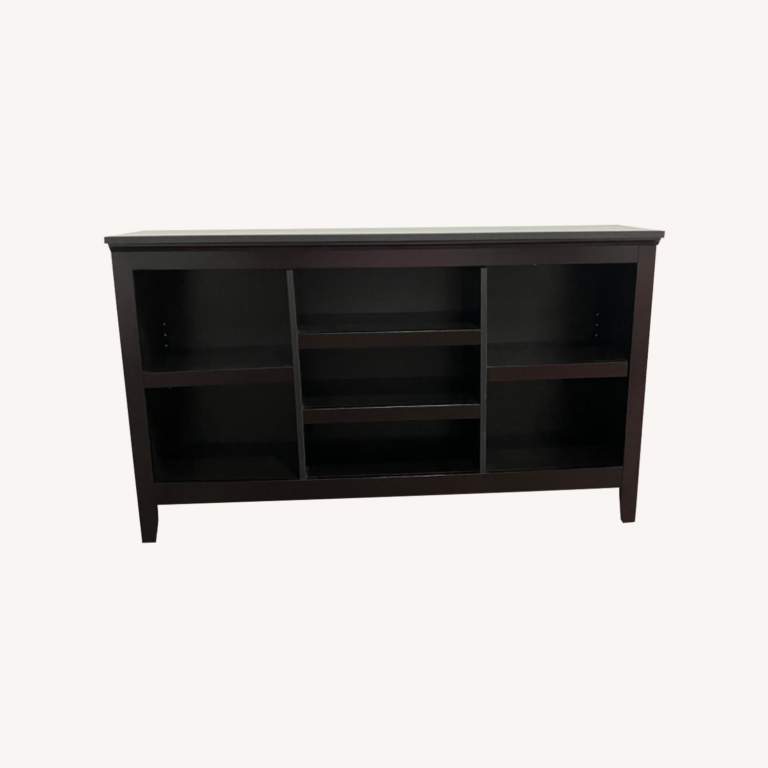 Target Dark Brown Bookcase Media Stand - AptDeco