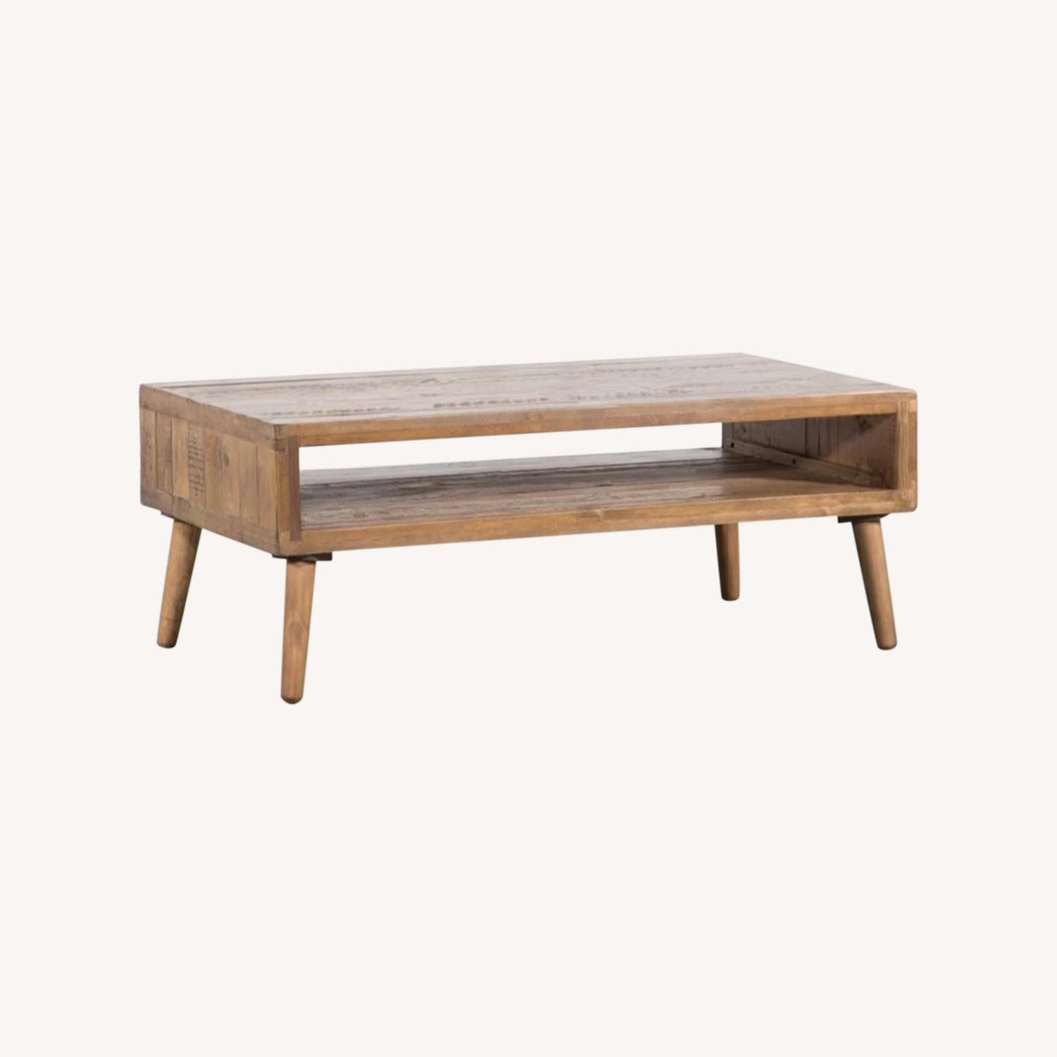 Living Spaces Dakota Coffee Table with Storage - AptDeco