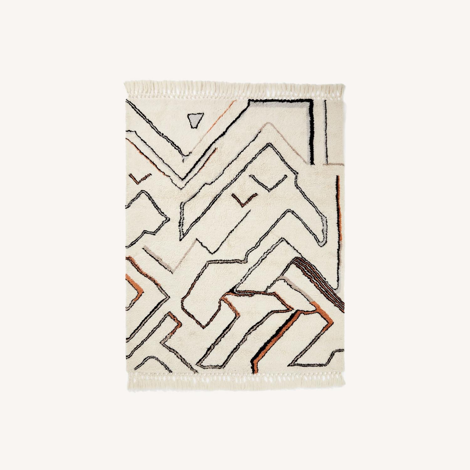 West Elm Wanderer Shag Rug 5X8 - AptDeco