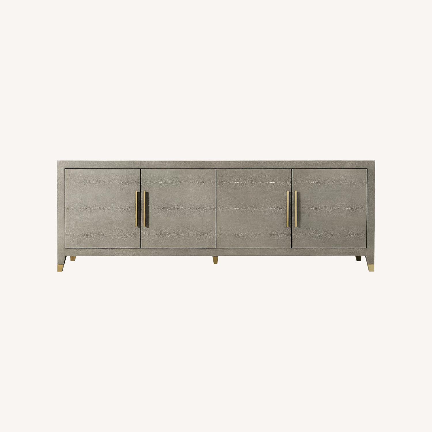 Restoration Hardware Graydon 4-Panel Media Console - AptDeco