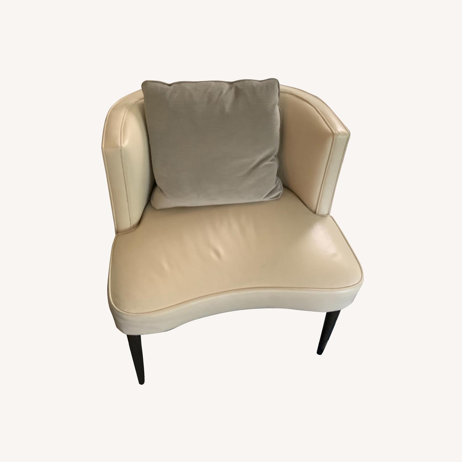 Room & Board Off White/Natural Looking Arm Chairs - AptDeco