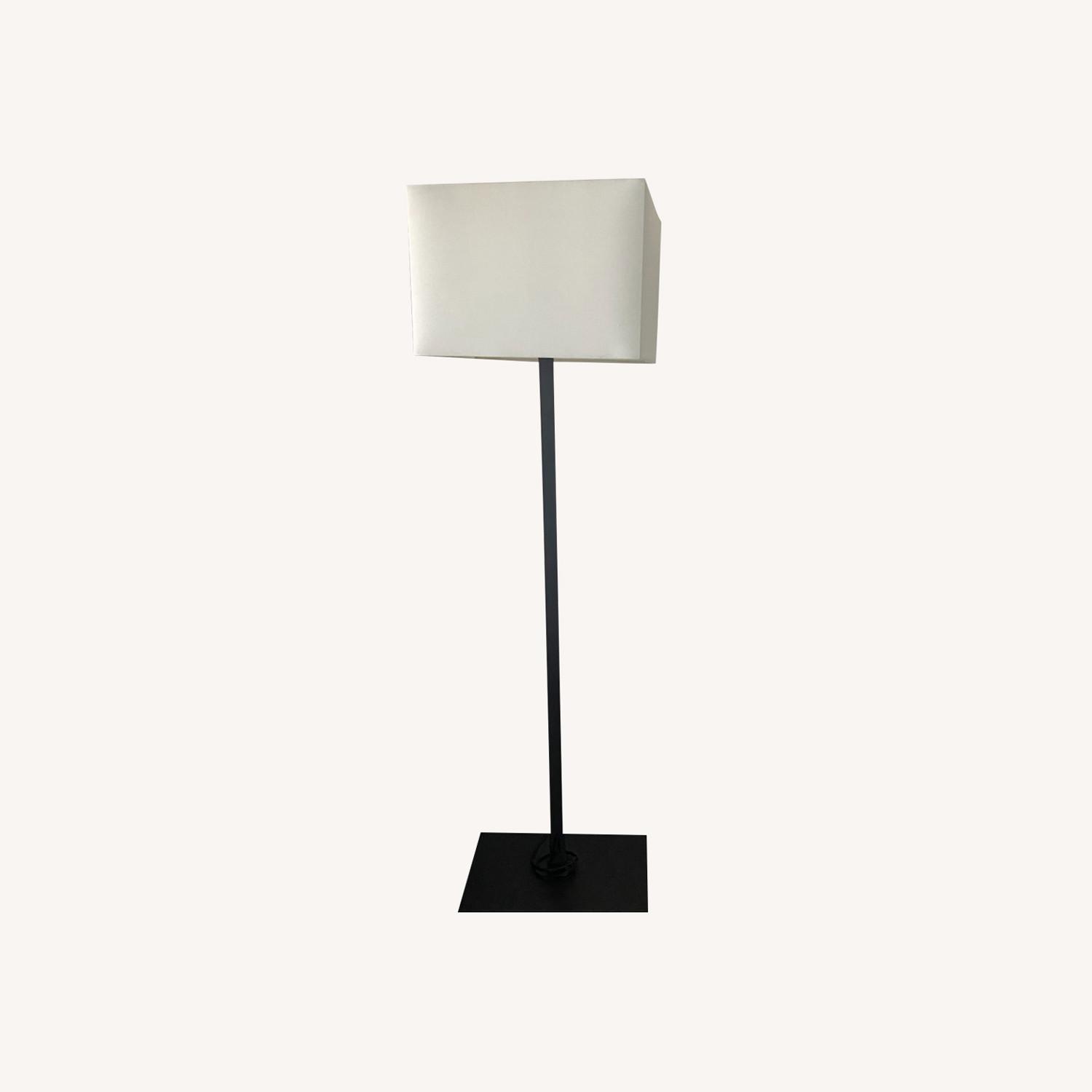 CB2 Iron Floor Lamp with Shade - AptDeco