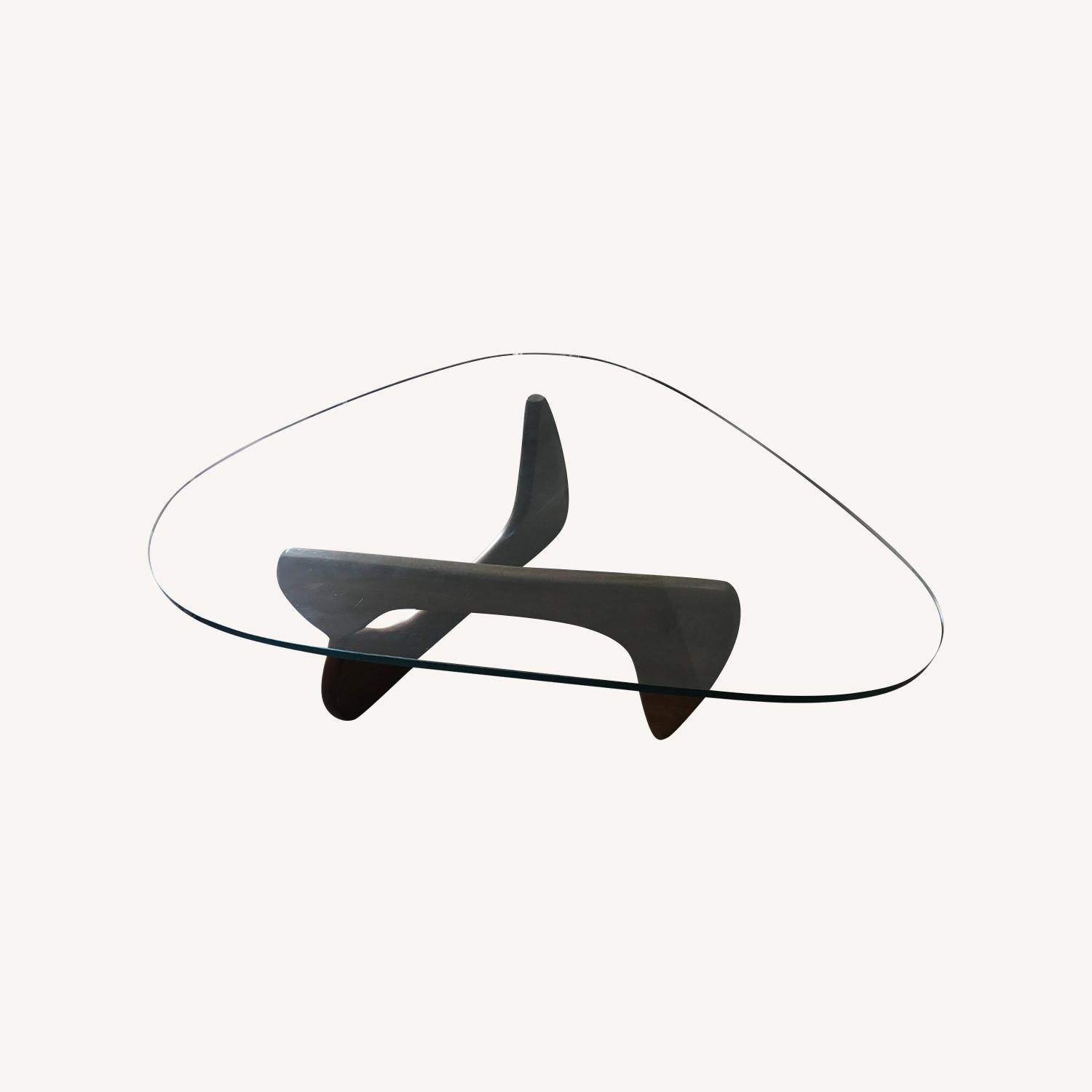 DWR Glass Coffee Table - AptDeco