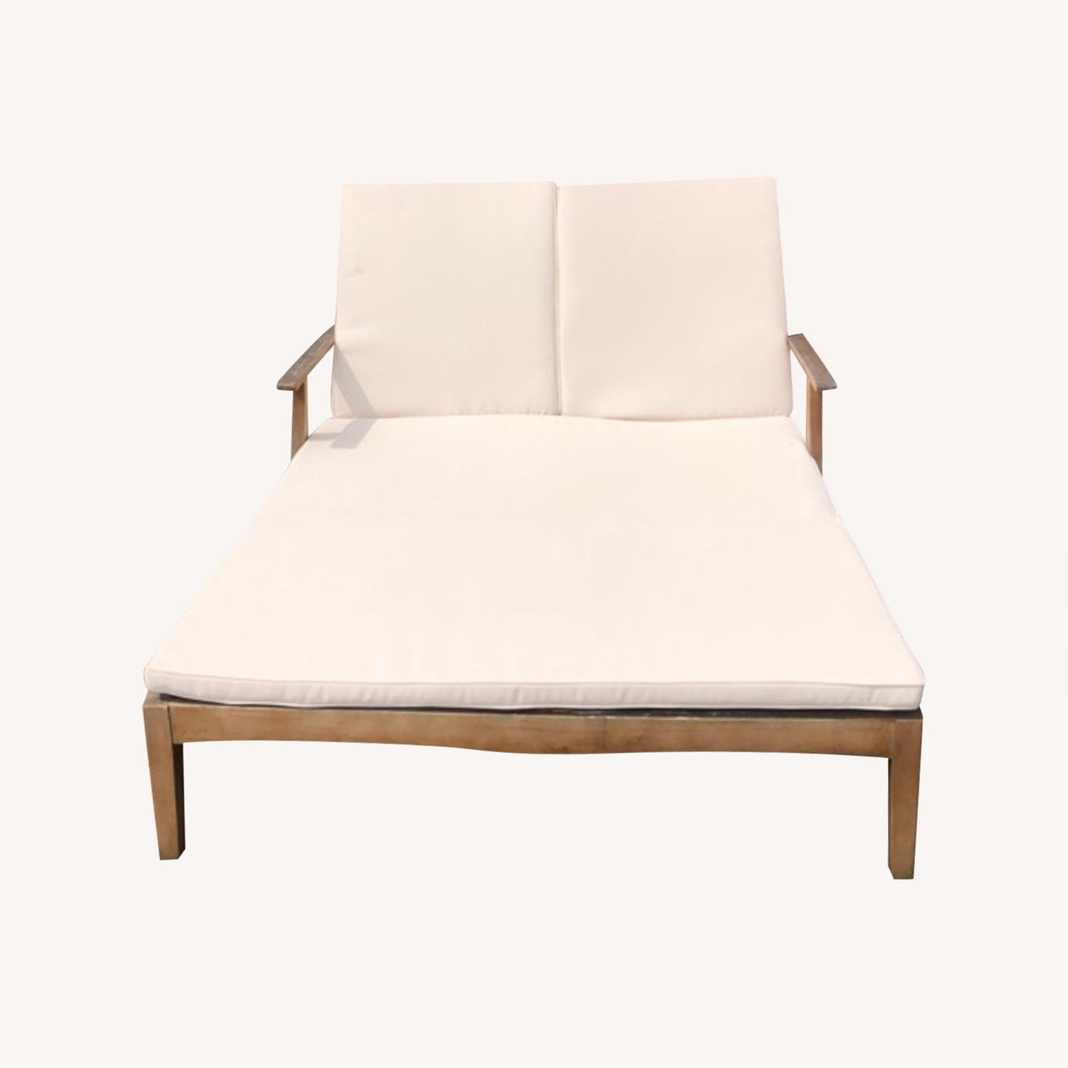 Double Wide Chaise Lounge - AptDeco