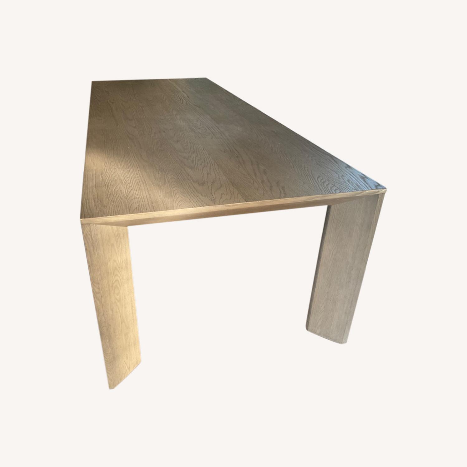 Restoration Hardware Arles 108 Grey Oak Dining Table - AptDeco