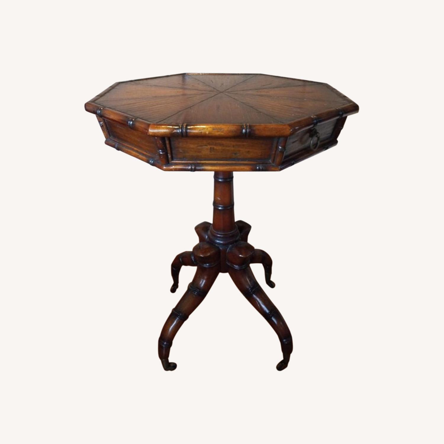 Chelsea Home Octagon Small Table Made from Wood - AptDeco