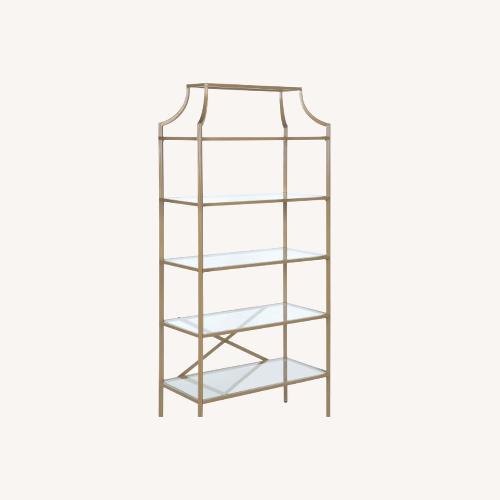 CB2 Pyramid Etagere Bookcase - AptDeco