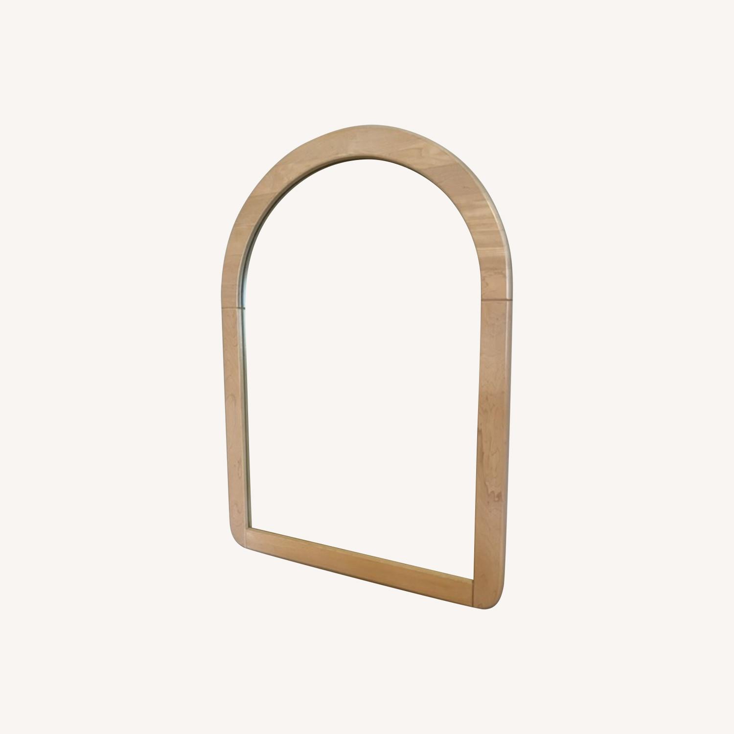 Maple Rounded Mirror - AptDeco