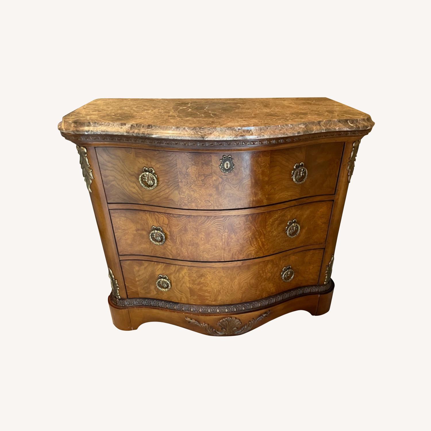 Bernhardt Nightstands with Stone Tops - AptDeco