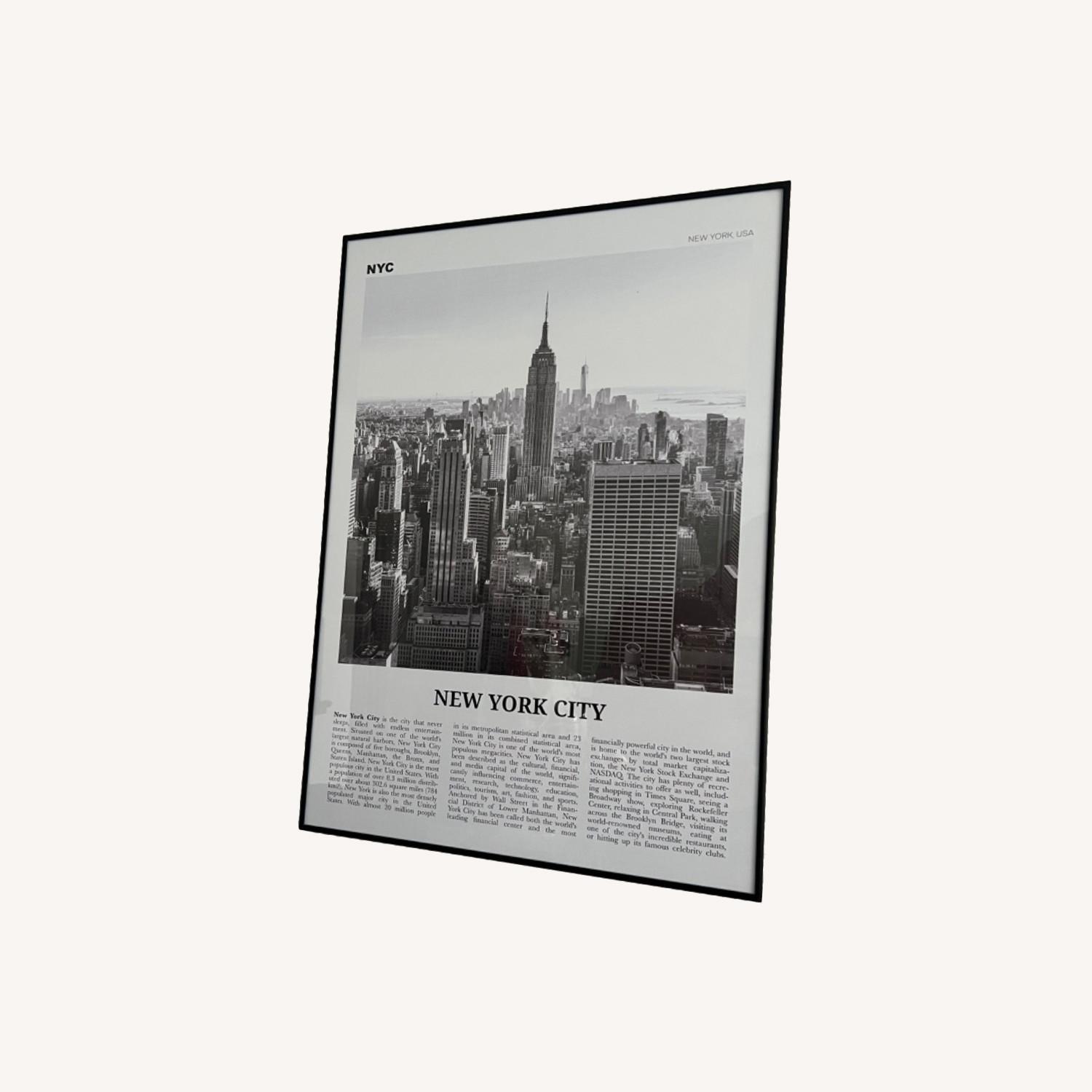 New York City Newspaper Frame - AptDeco