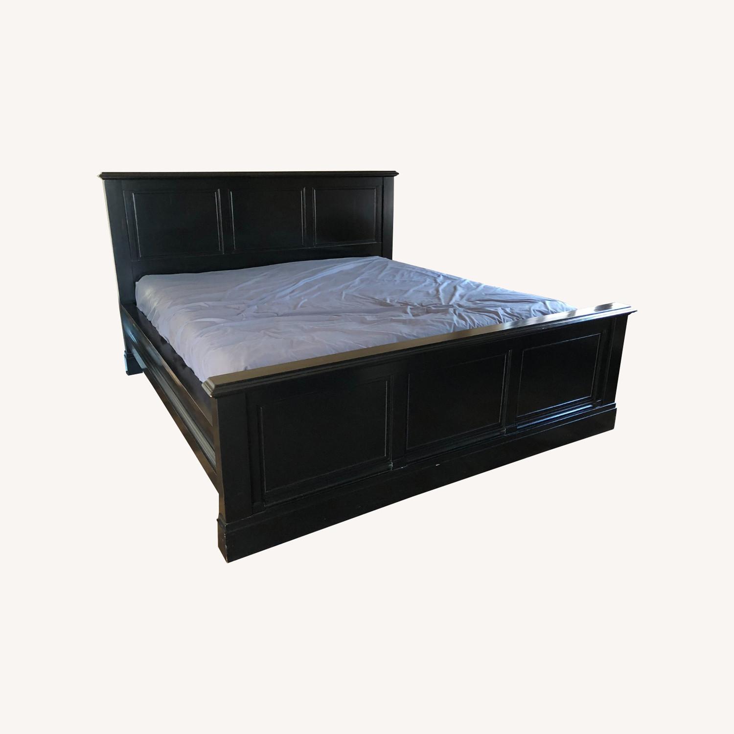 Pottery barn black bed store