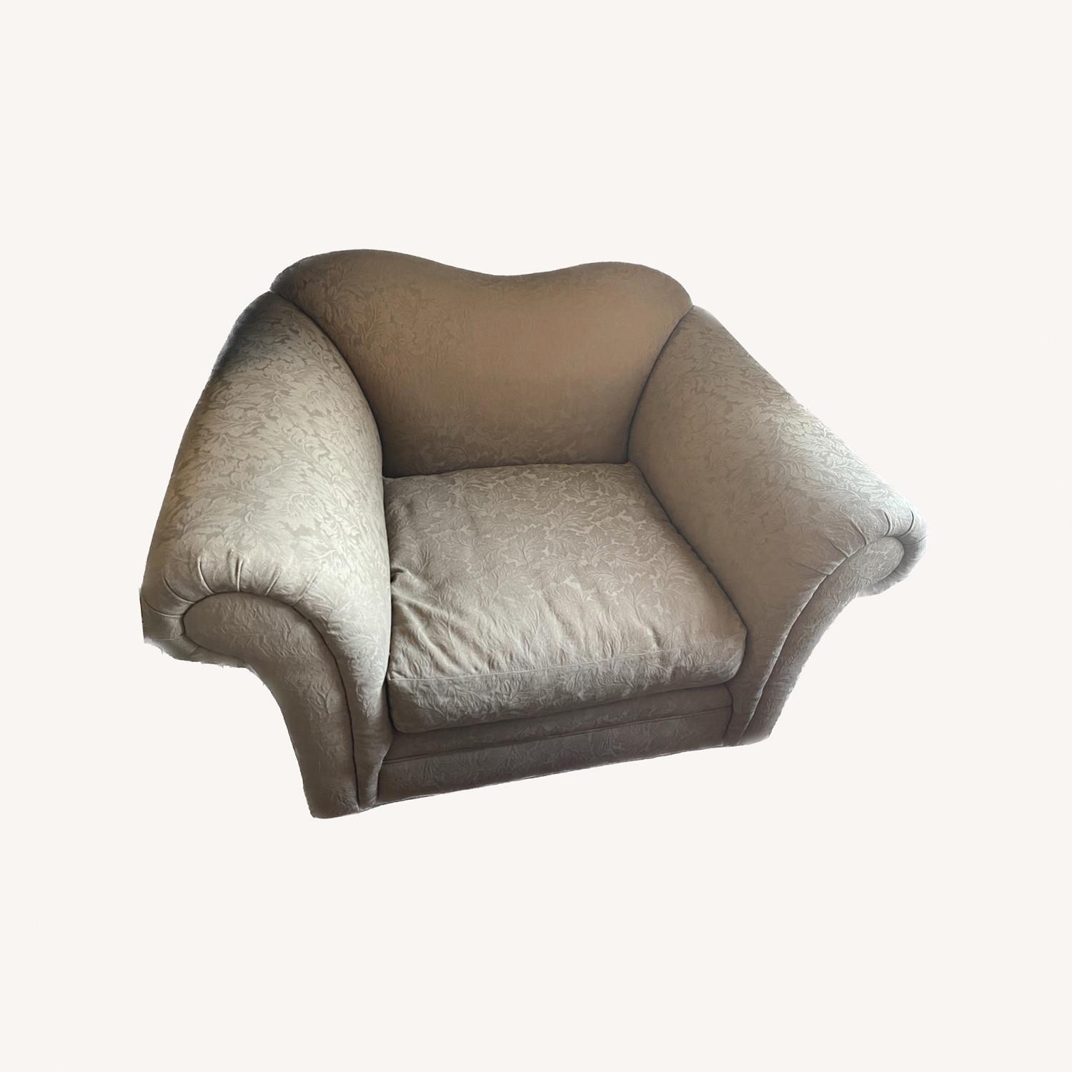 Beautiful Sand Colored Armchair - AptDeco