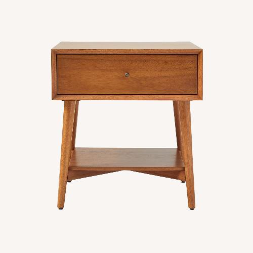 West Elm Side Table, Concrete - AptDeco