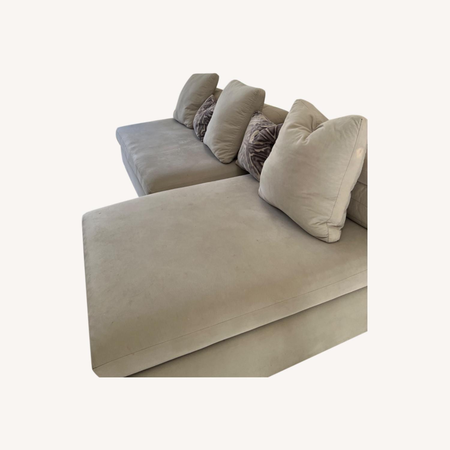 Merrick Gray 2 Piece Sectional - AptDeco