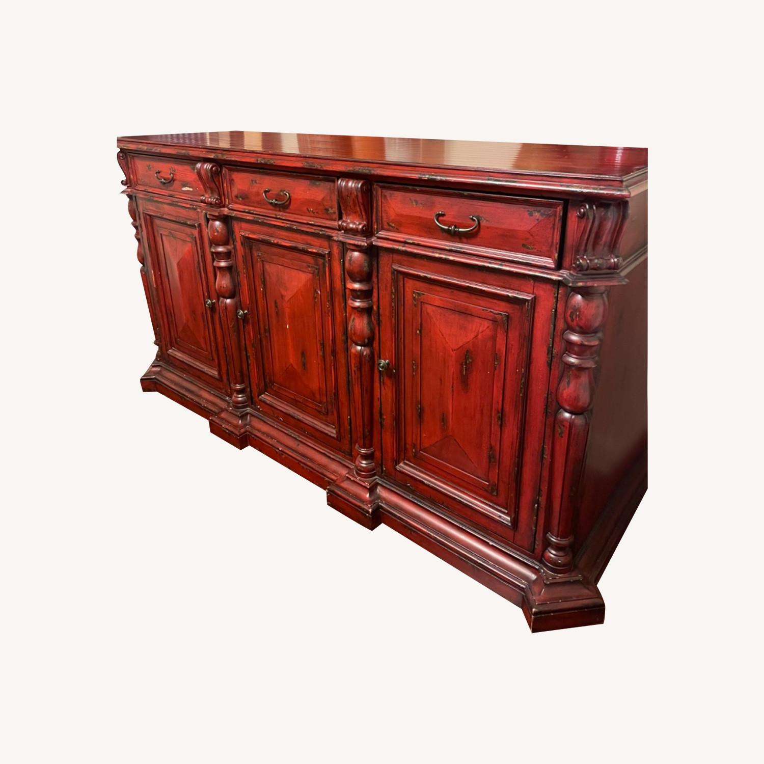 Hooker Adagio Red Credenza - AptDeco