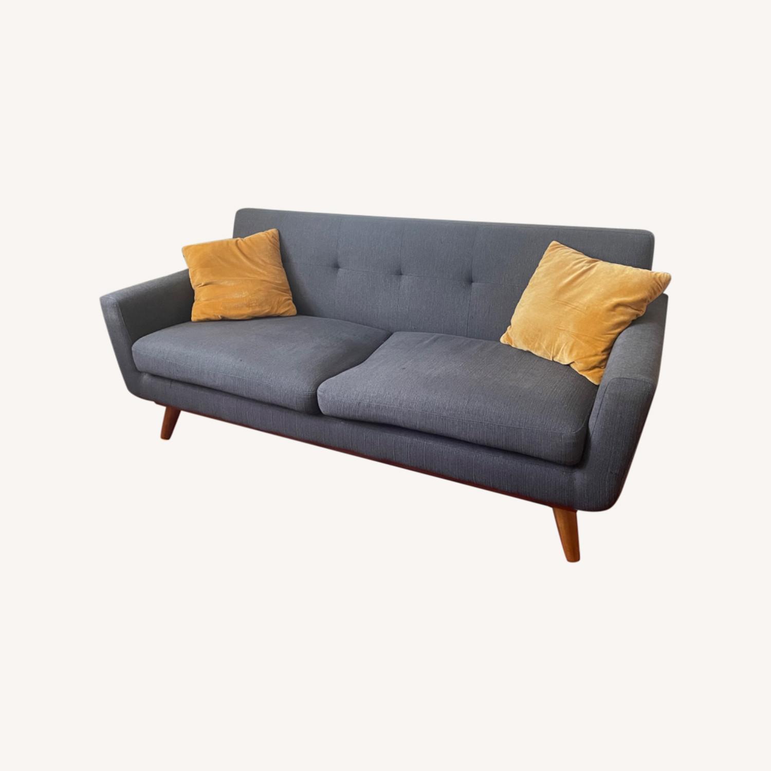 AllModern Gray Mid Century Couch - AptDeco