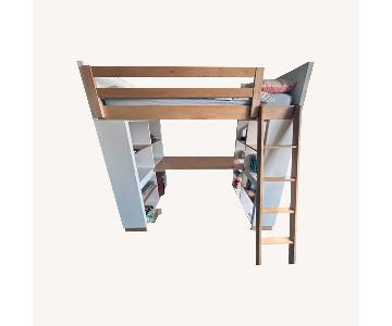 Room & Board Loft Moda Desk With Two Bookshelves - AptDeco