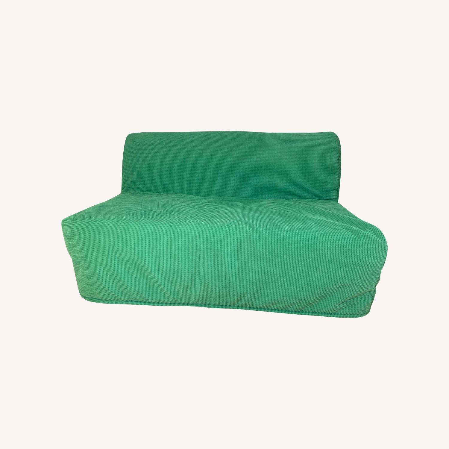 IKEA LYCKSELE LVS Green Sleeper Sofa - AptDeco