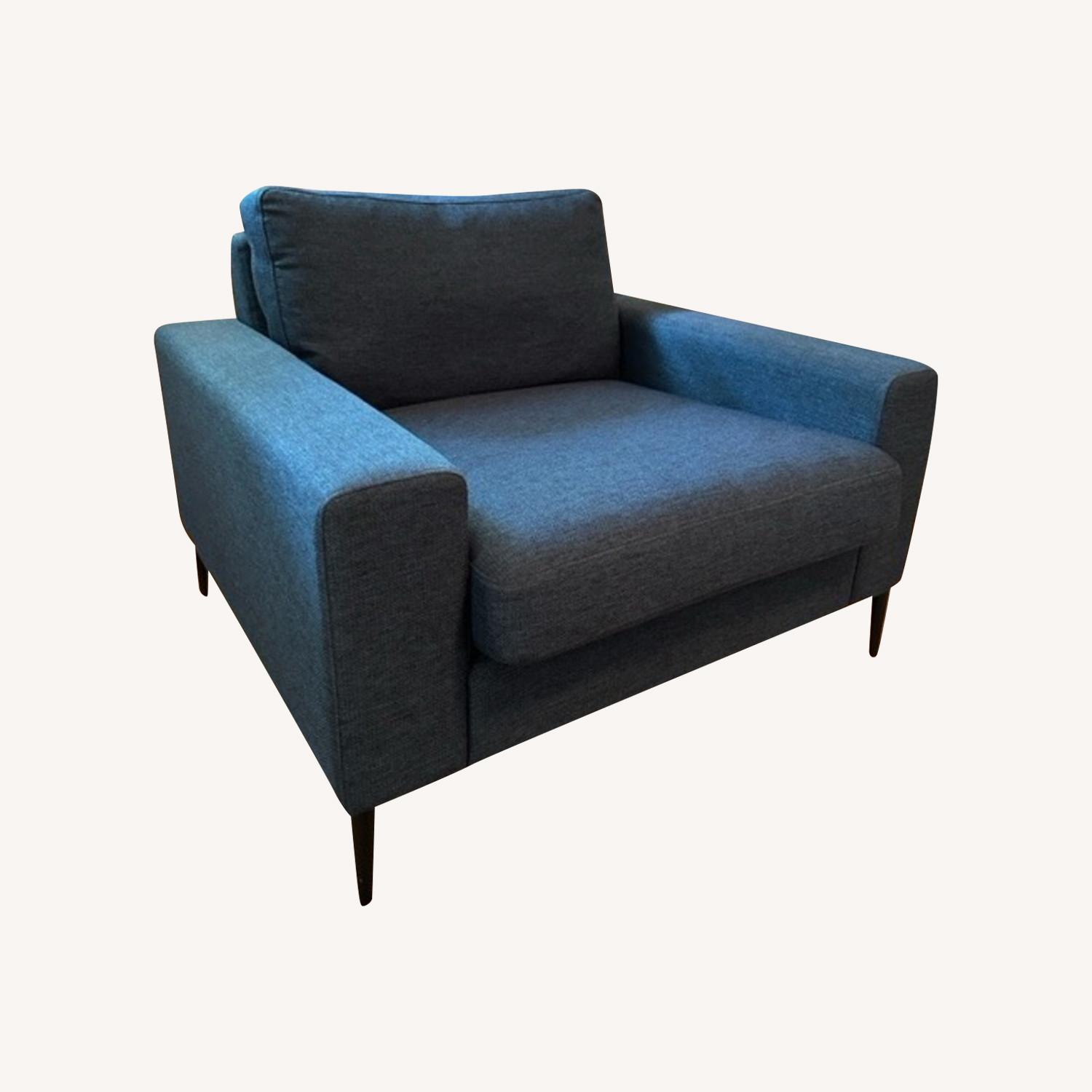 Article Twilight Blue Arm Chair - AptDeco