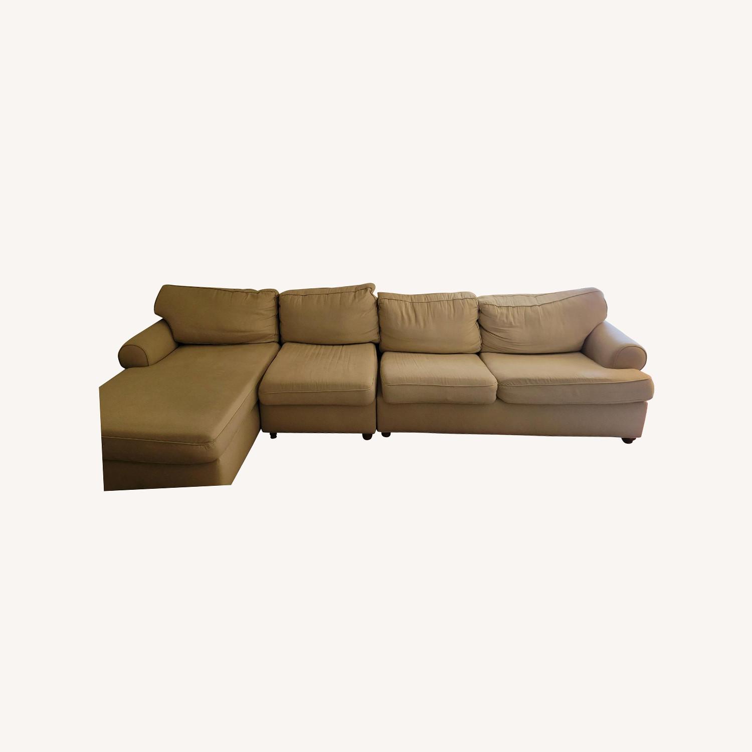 Mitchell Gold + Bob Williams Sectional Sleeper Sofa - AptDeco