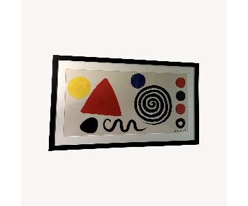 Calder "Abstraction" 1966 Framed Print - AptDeco