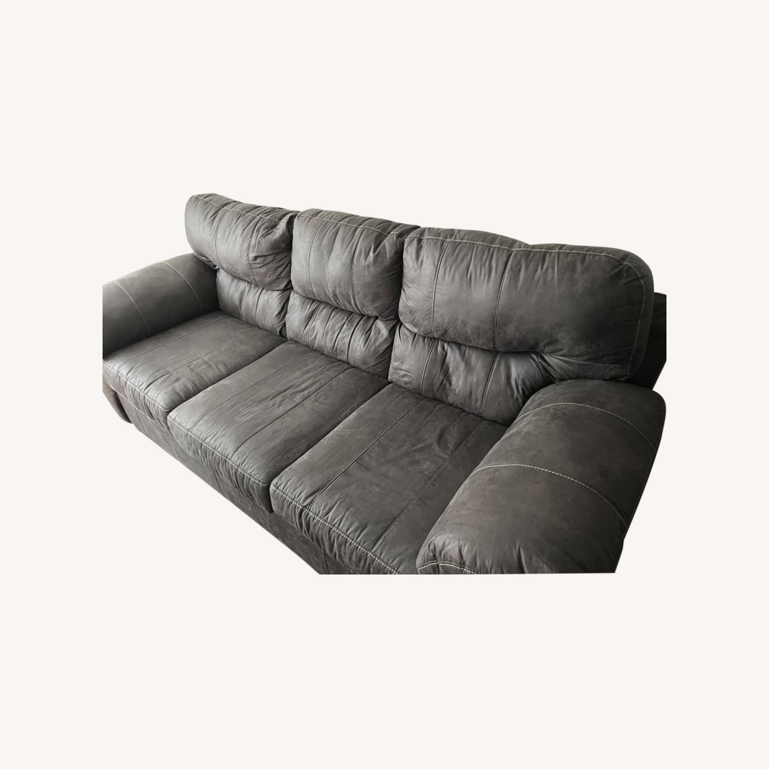 Isabella Grey Sofa - AptDeco