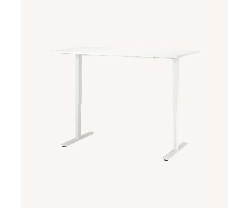 IKEA White Standing Desk - AptDeco