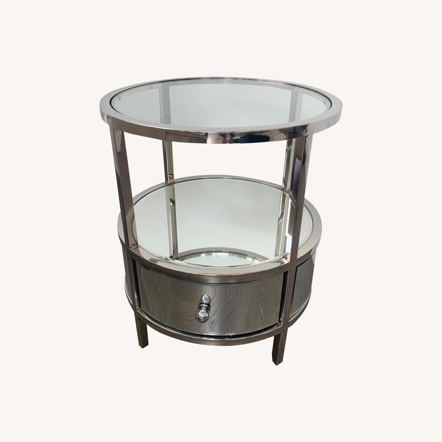 Christopher Knight Side Table Nightstand Mirror - AptDeco