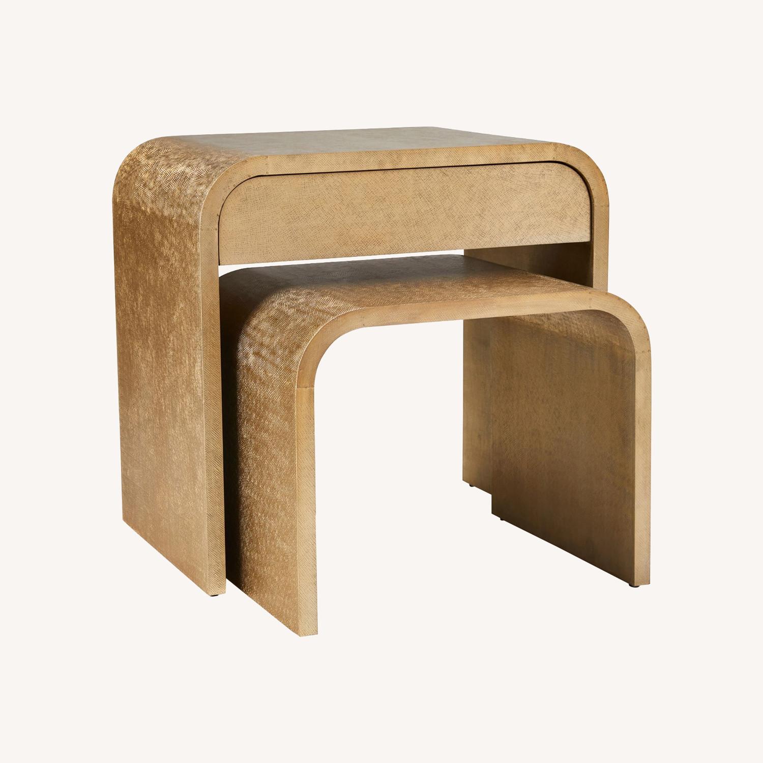 West Elm Vella Nesting Nightstands - AptDeco