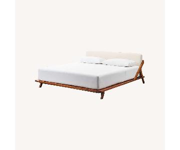 CB2 Drommen Acacia King Bed - AptDeco