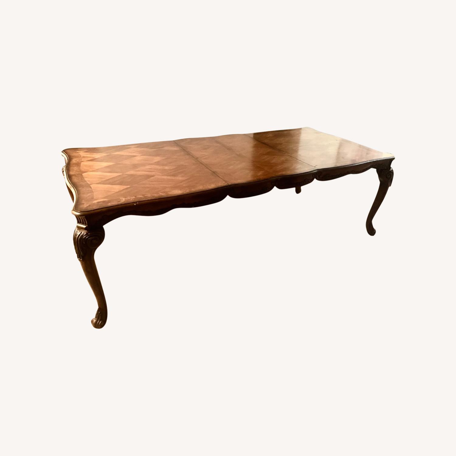 1980s Stickley Wood Dining Extendable Table - AptDeco