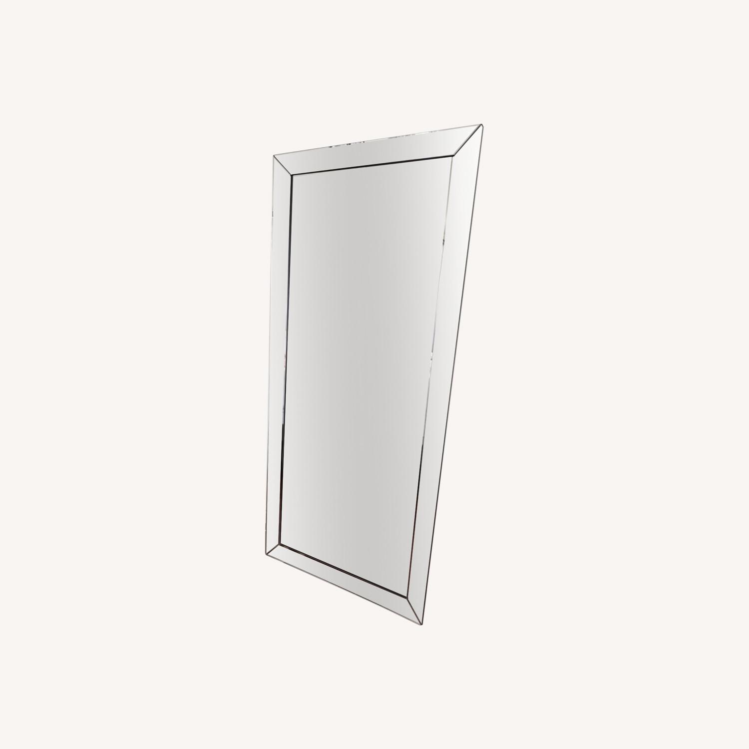 Floor Mirror with Beveled Edges - AptDeco