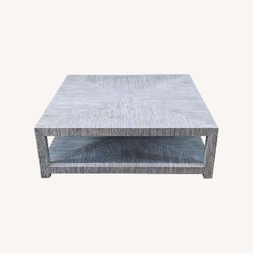 Serena & Lily Blake Raffia Coffee Table - AptDeco