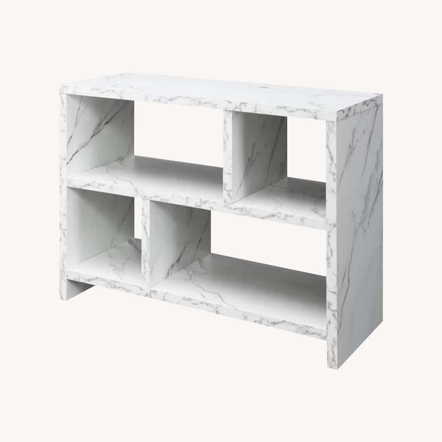 Marble Bookshelf - AptDeco