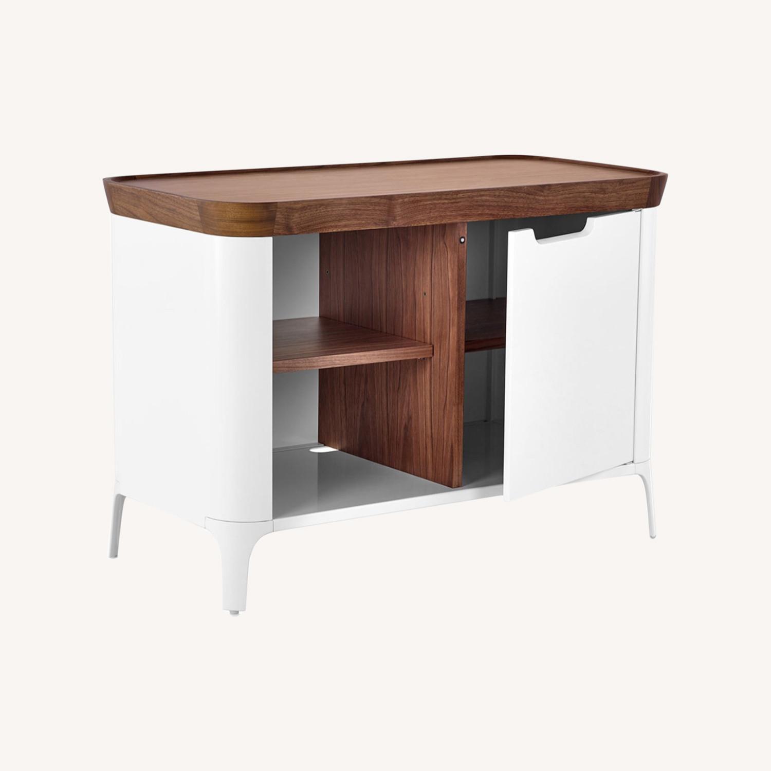 White Airia Media Cabinet by Herman Miller - AptDeco