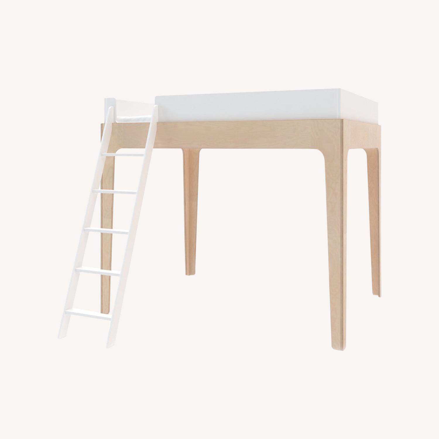 Oeuf Perch Loft Bed Full Size White Birch - AptDeco