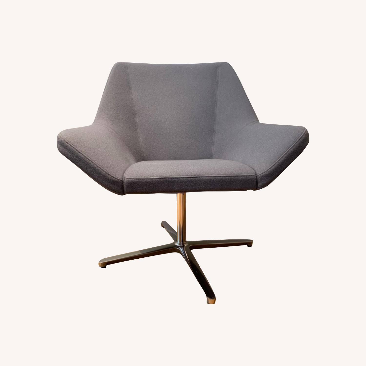 Keilhauer Chairs (6) in Gray with Hint of Blue - AptDeco