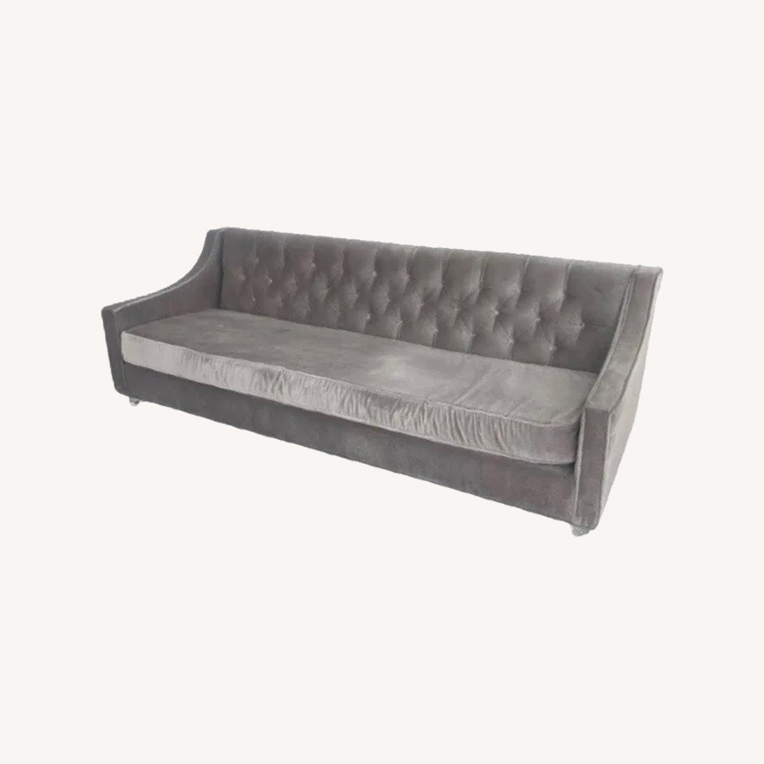 ModShop Sofa Silver Holly Hunt Performance Fabric - AptDeco