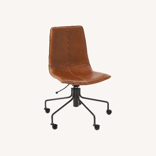 Arhaus Alex Leather Desk Chair - AptDeco