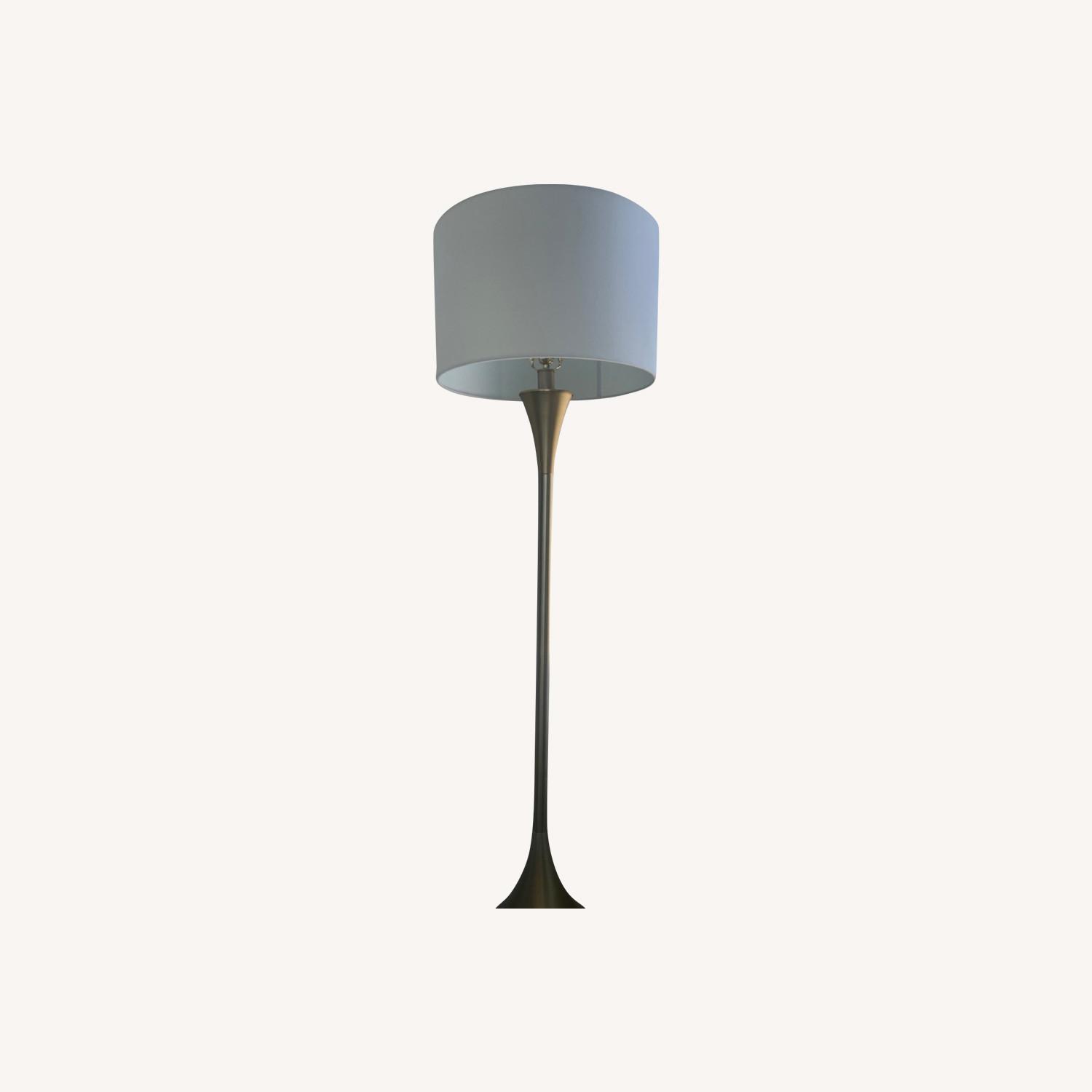 Home Styles Gold Base Floor Lamp W Shade Aptdeco