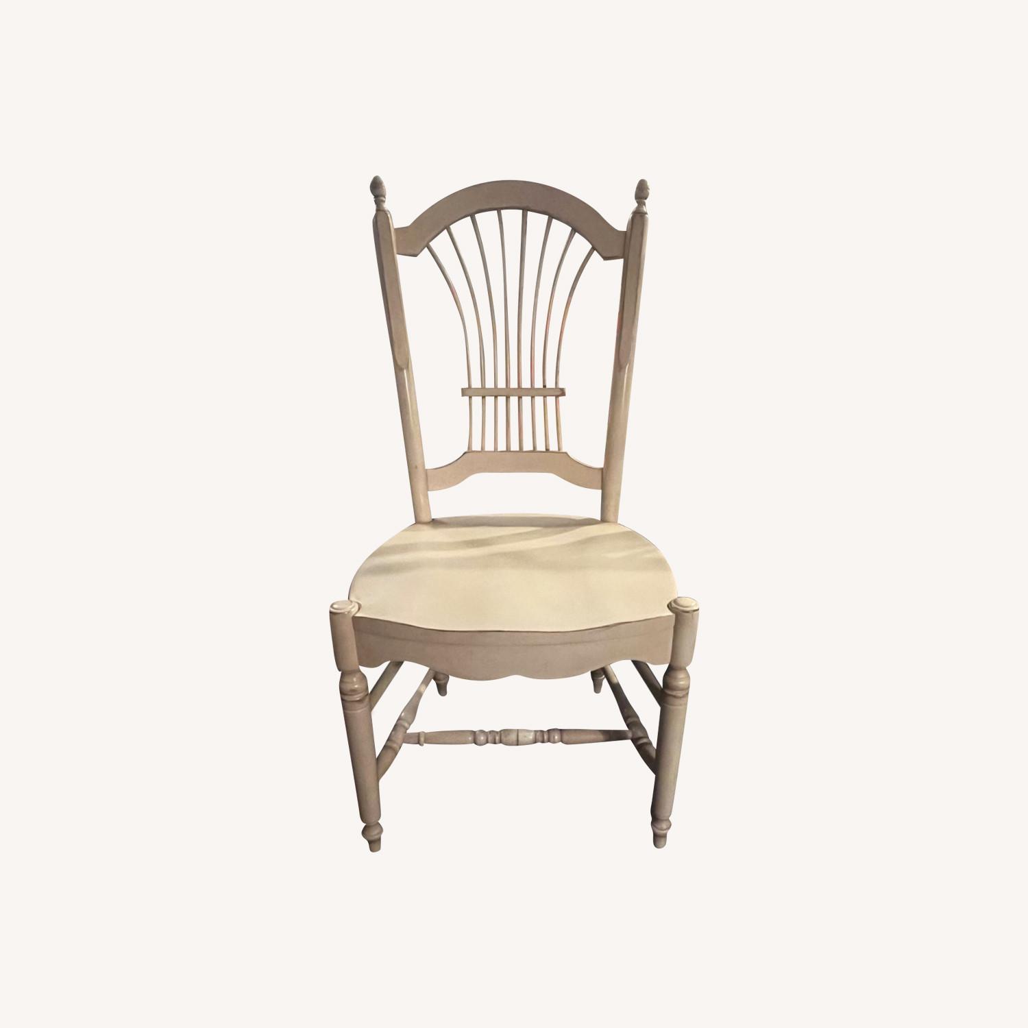 Ethan Allen Sheaf Back Dining Chairs 4 - AptDeco
